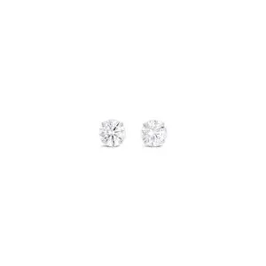 LUTIRO Stud Cubic Zirconia Earrings - White