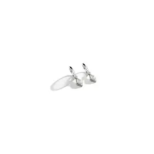 RRAINE JEWELRY Diamond Huggie Earrings - Silver
