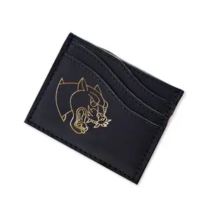 VIDA VIDA Panther Tattoo Leather Card Holder - Black