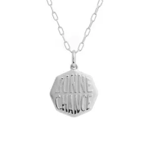 HYE JANE JEWELRY Bonne Chance Pendant Necklace - Silver