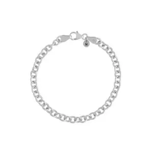 NELLOU JEWELLERY Chunky Belcher Bracelet - Silver