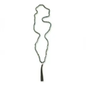 HEATHER HAWKINS Talulah Belle Aventurine Gemstone Beaded Necklace - Green