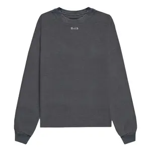 DONT EAT THE HOMIES Deth Long Sleeve Garment Dyed Cotton T-shirt