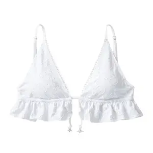 IVY SWIMWEAR Clove Bikini Top - Blue/white