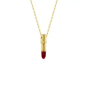 TRUE ROCKS Lipstick Pendant Necklace