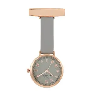 BERMUDA WATCH COMPANY Annie Apple Meraki Nurse Fob Watch - Grey