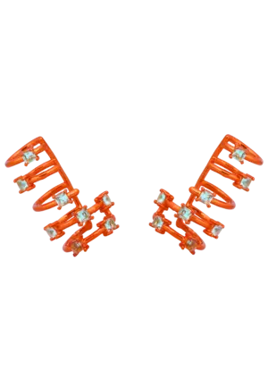 LAVANI JEWELS Togusa Ear Cuff - Orange