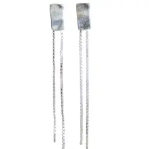 KAREN HALLAM Isadora Stud Earrings - Silver