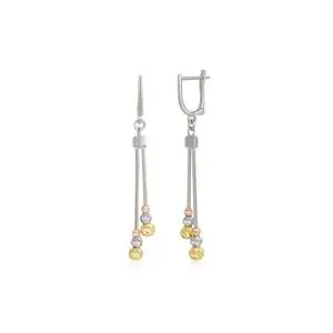SPERO LONDON Dorissa Sterling Drop Earrings - Silver