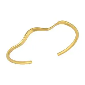 MEJOMA Molten Wavy Cuff Bangle