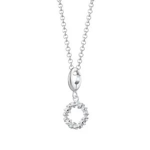 LILY CHARMED Sterling Circle Star Cluster Charm Necklace - Silver