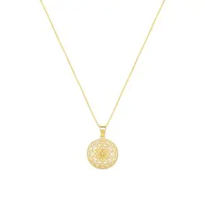 SEVEN SAINTS Sri Yantra Supreme Manifestor Necklace - Gold