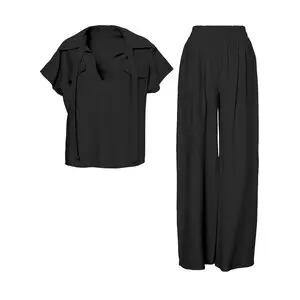 BLUZAT Linen Set With Pockets