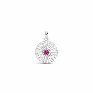 LUTIRO Medallion Pendant - Pink