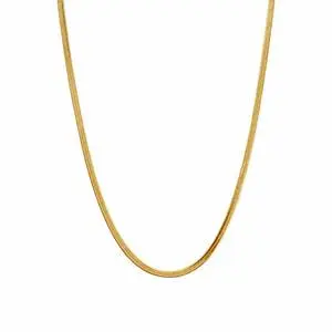 OUTOFOFFICE Herringbone Minimalist Necklace