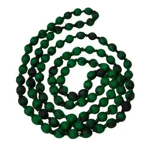 SILK AND BEARS Silk Bead Necklace - Green