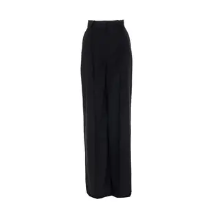 ZAMSEE Wool Pants With Back Slit