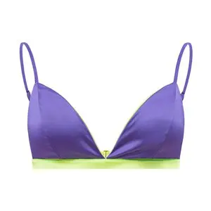 EKCENTRIK Rain Satin Bralette - Purple