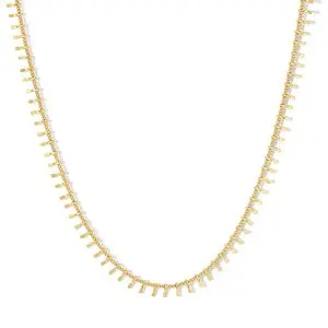 FORMATION CO. JEWELLERY Riley Textured Bar Necklace - Gold