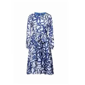 RUMOUR LONDON Freya Printed Silk Midi Dress