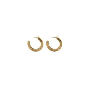 GUTTA DESIGN Arc Earrings Plated Sterling Silver - Gold