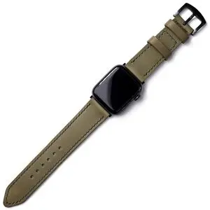 ROARCRAFT Leather Watch Strap - Green
