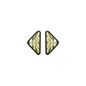 GISSA BICALHO Dune Triangle Acrylic Earrings