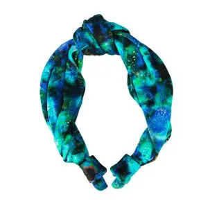 TRAMP IN DISGUISE Molpe Knotted Headband - Green