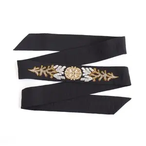 NANA WATANABE Watcher Embroidered Ribbon Choker