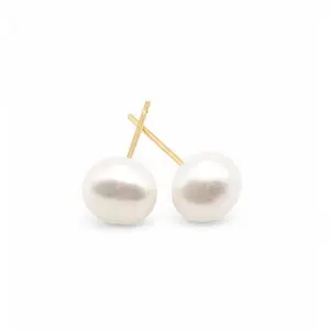MISS CECILIA Mini Freshwater Pearl Stud Earrings