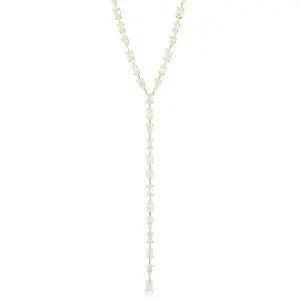 SHYMI Multi Shape Bar Lariat Necklace