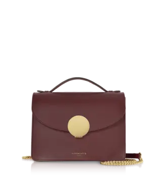 LE PARMENTIER Ondina Top Handle Shoulder Bag - Red