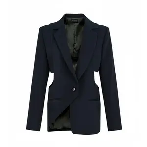 SALTEYE STUDIO Asymmetrical Bi-layered Blazer