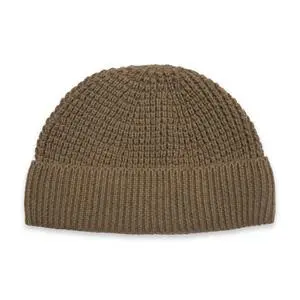 PAUL JAMES KNITWEAR Lightweight Cotton Whitby Docker Beanie - Brown