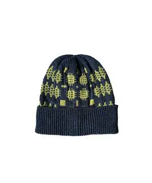 MABLI Carthen Lambswool Beanie - Green/blue