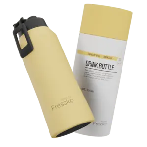 Fressko Core 1l/34oz Drink Bottle Limoncello - Yellow