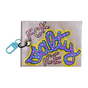 ACID CAT Neutrals Charm Keychain - Black
