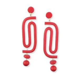 BY CHAVELLI Labyrinth Dangly Statement Earrings