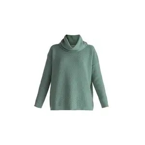 PAISIE Cowl Neck Textured Jumper