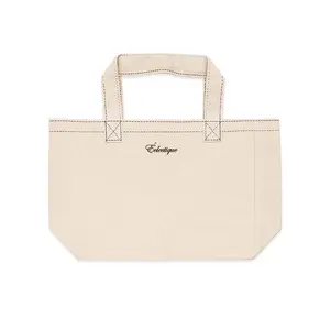 Éclectique Canvas Tote Bag - White
