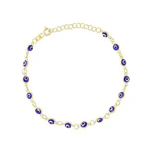 ECE LONDON The Nazar Bracelet - Blue/gold