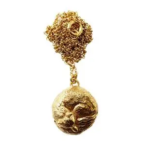 LEE RENEE Fox Pendant Necklace - Gold