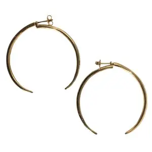 AKI ROC JEWELRY Front-Back Hoop Earrings