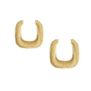 MAISON DE GALA Keira Textured Earrings - Gold