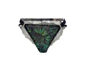 CAROL COELHO Psyche Strappy Tanga - Black