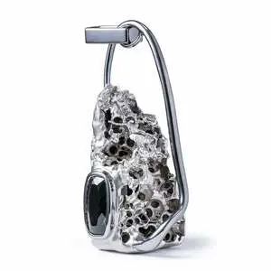 GERMAN KABIRSKI Orthos Edition Silver Pendant - Black/silver