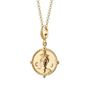 LILY CHARMED Plated Hera Charm Necklace - Gold