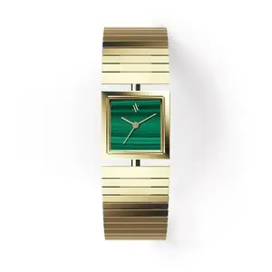 VANNA Linea Malachite Watch Green