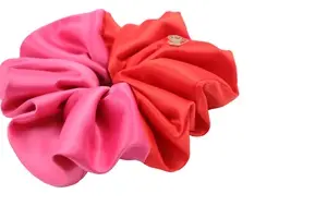 MISS CICCONI Isabella Oversized Scrunchie - Red