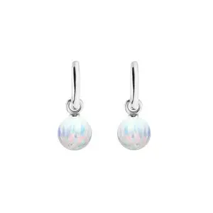 ORA PEARLS Aetia Ice Opal Earrings - Gray